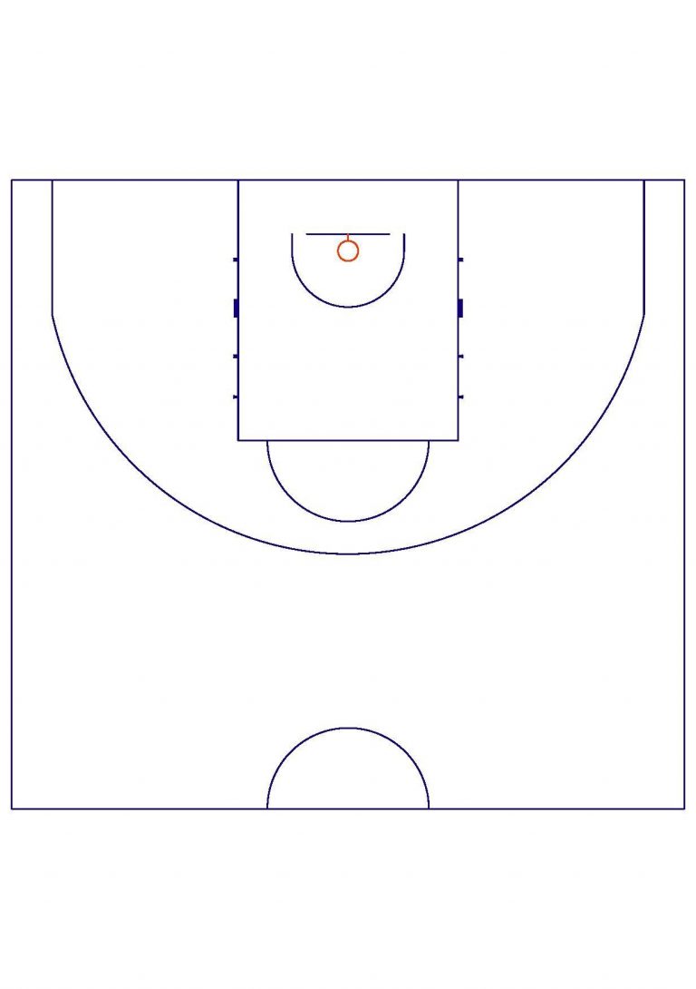 Basketball Half Court Diagram - exatin.info